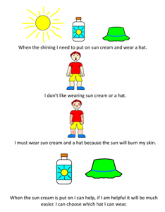 Suncream social story – SensationALL